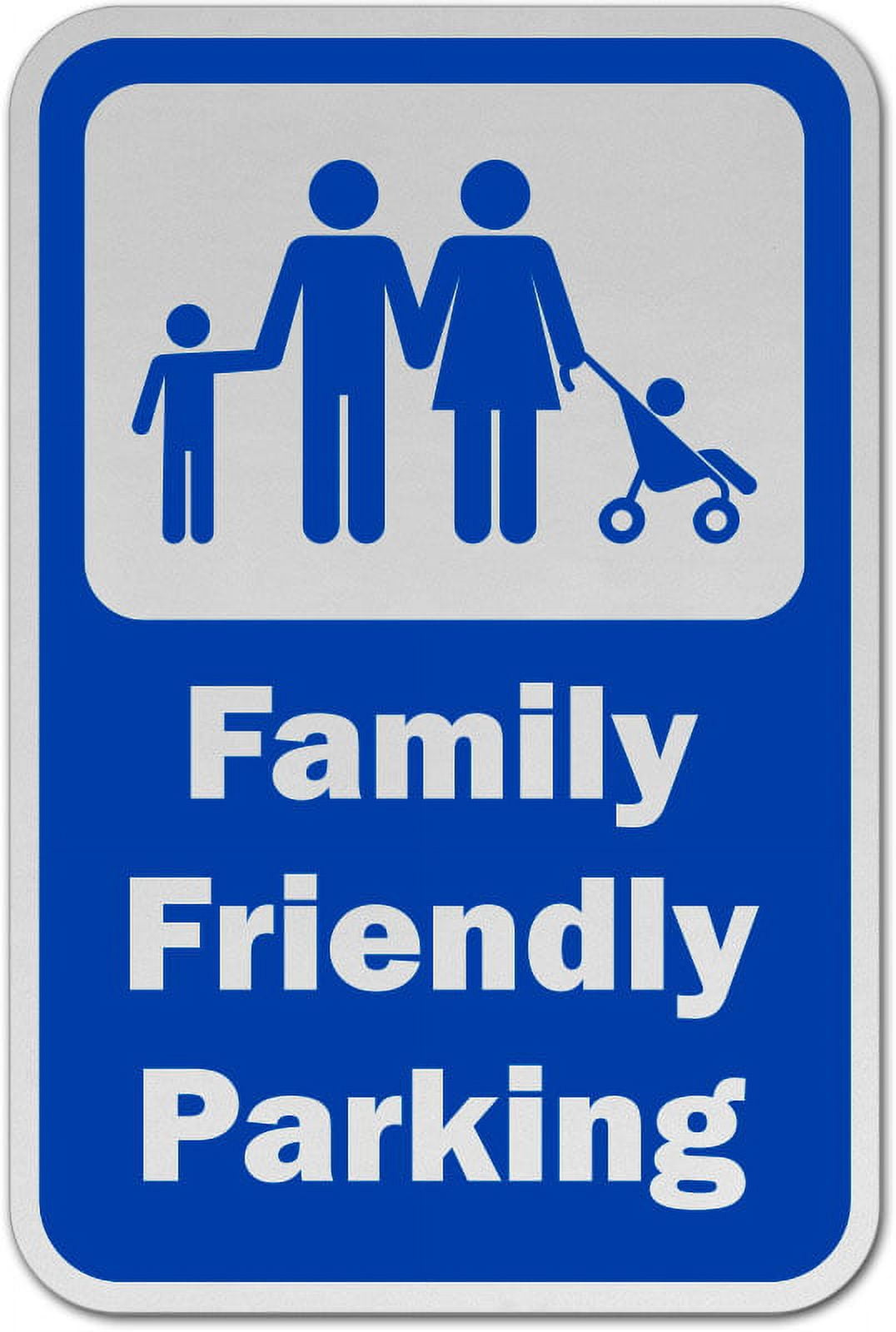 Vinyl Stickers - Family Friendly Parking Sign K9 - Safety and Warning ...