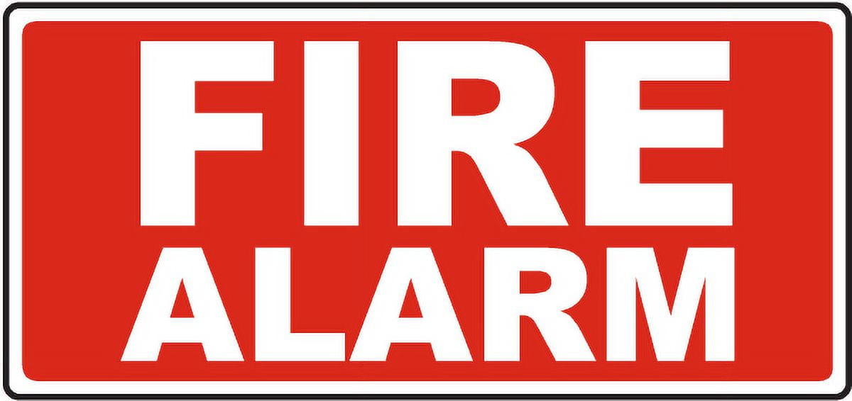 Vinyl Stickers - Fire Alarm Sign M6 - Safety and Warning Warehouse ...