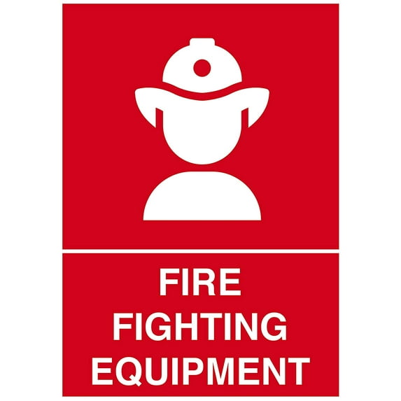 Vinyl Stickers - Fire Fighting Equipment Sign - Safety and Warning ...