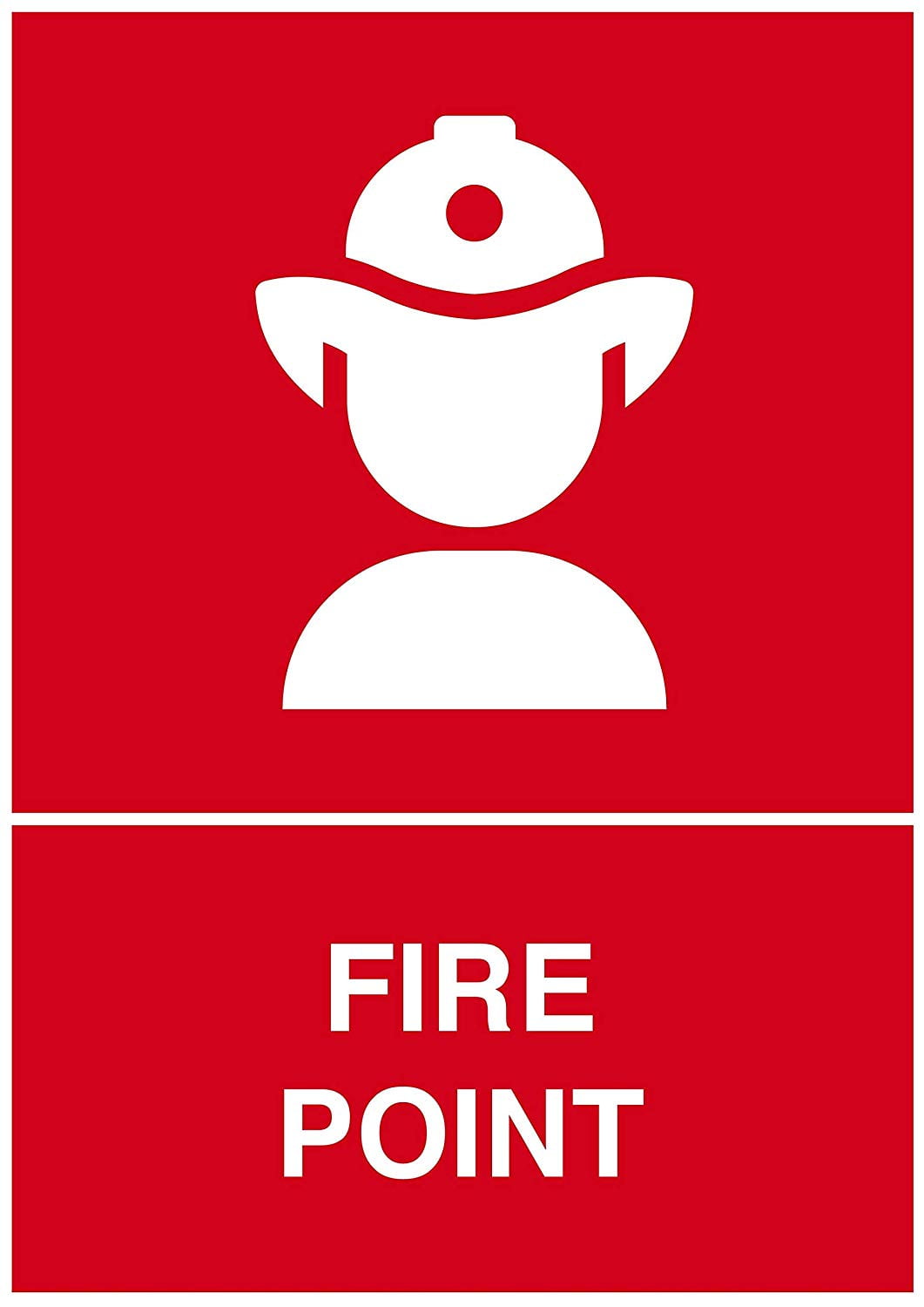 Vinyl Stickers - Fire Point Sign - Safety and Warning Warehouse Signs ...