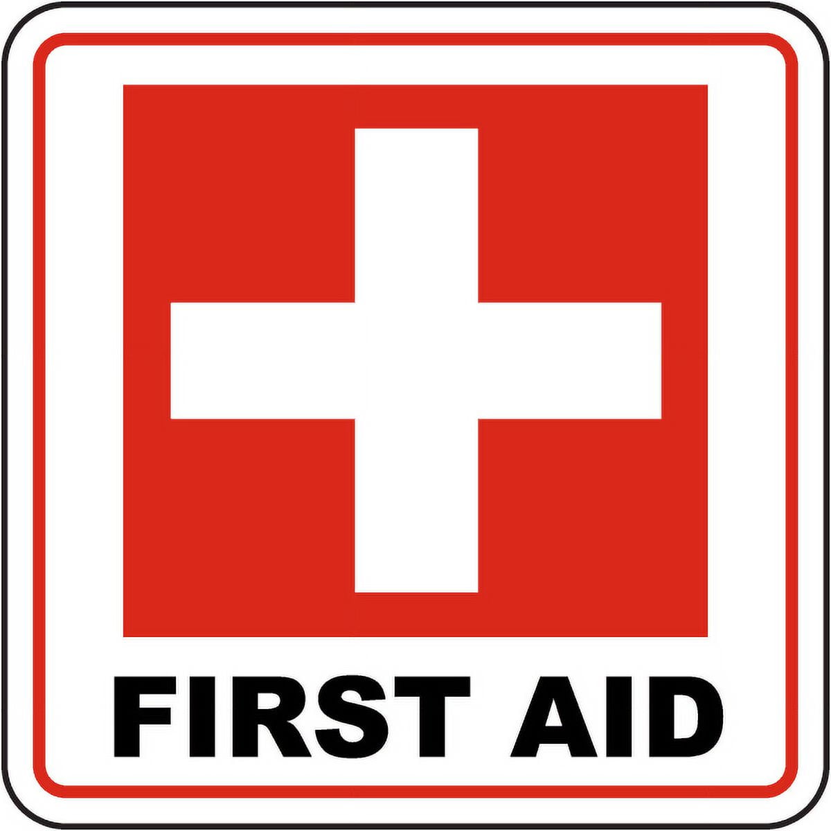 Vinyl Stickers - First Aid Sign 2 - Safety and Warning Warehouse Signs ...