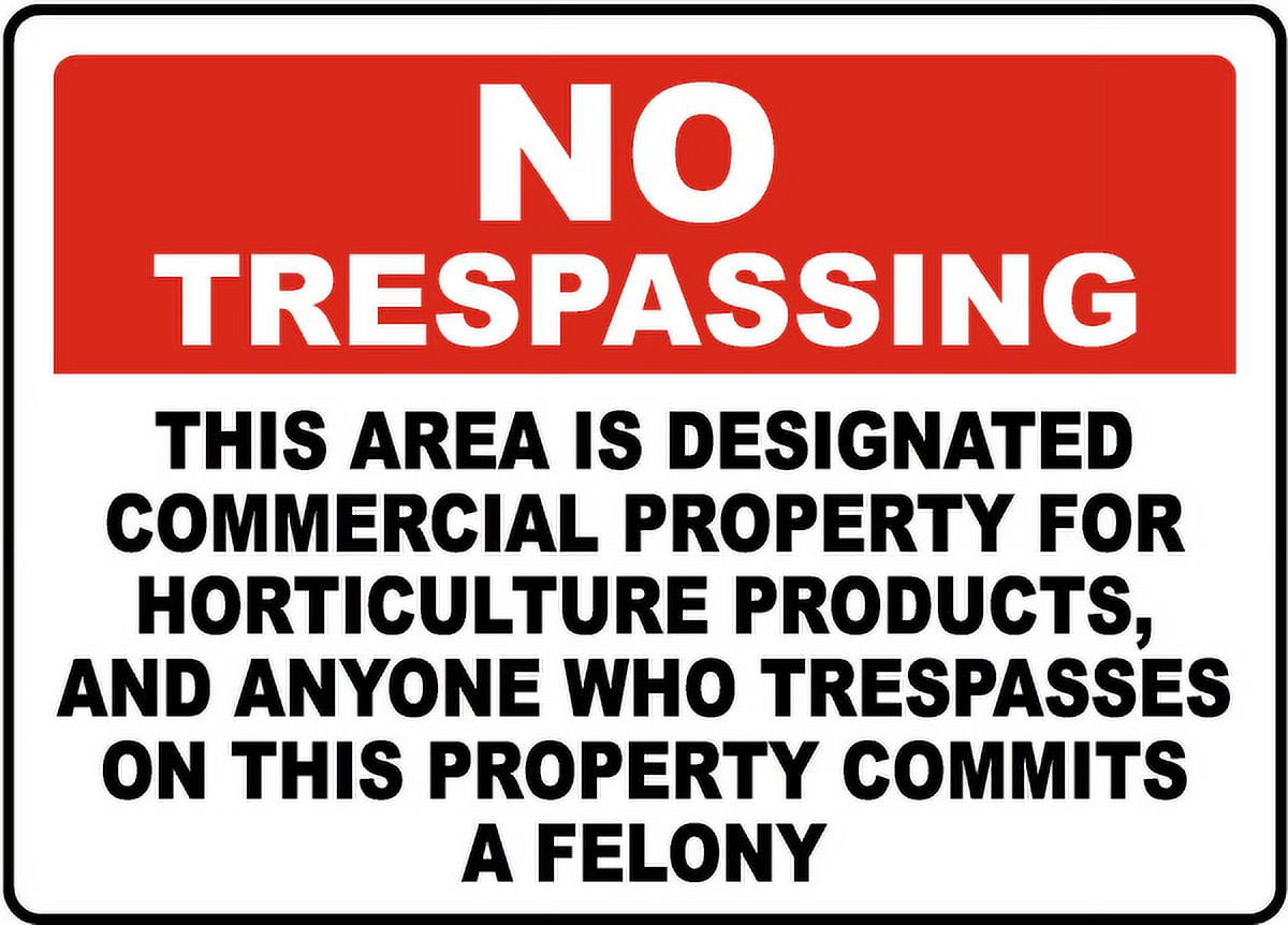 Vinyl Stickers - Florida Designated Horticulture Property No ...