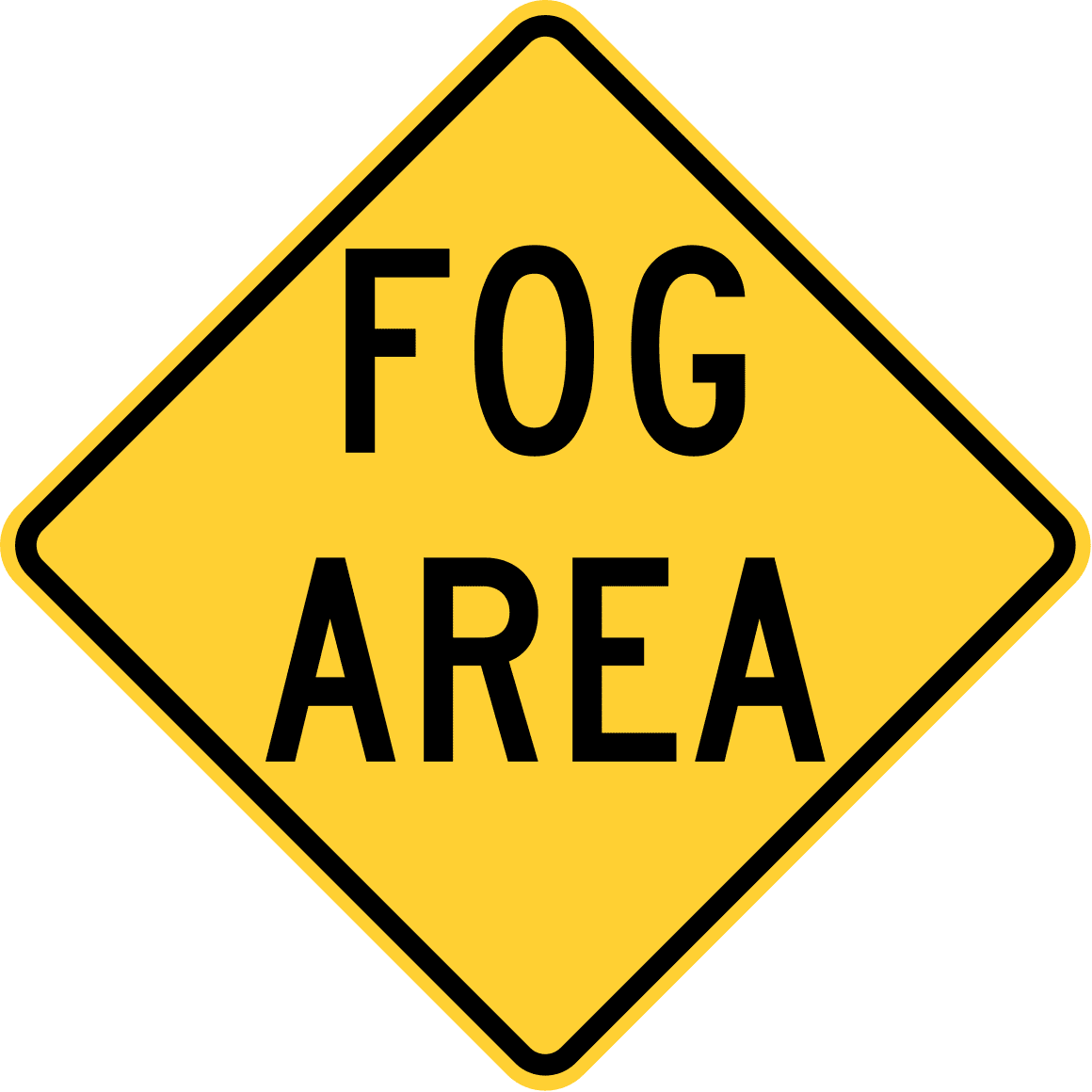 Vinyl Stickers - Fog Area, Ohio - Safety and Warning Warehouse Signs ...