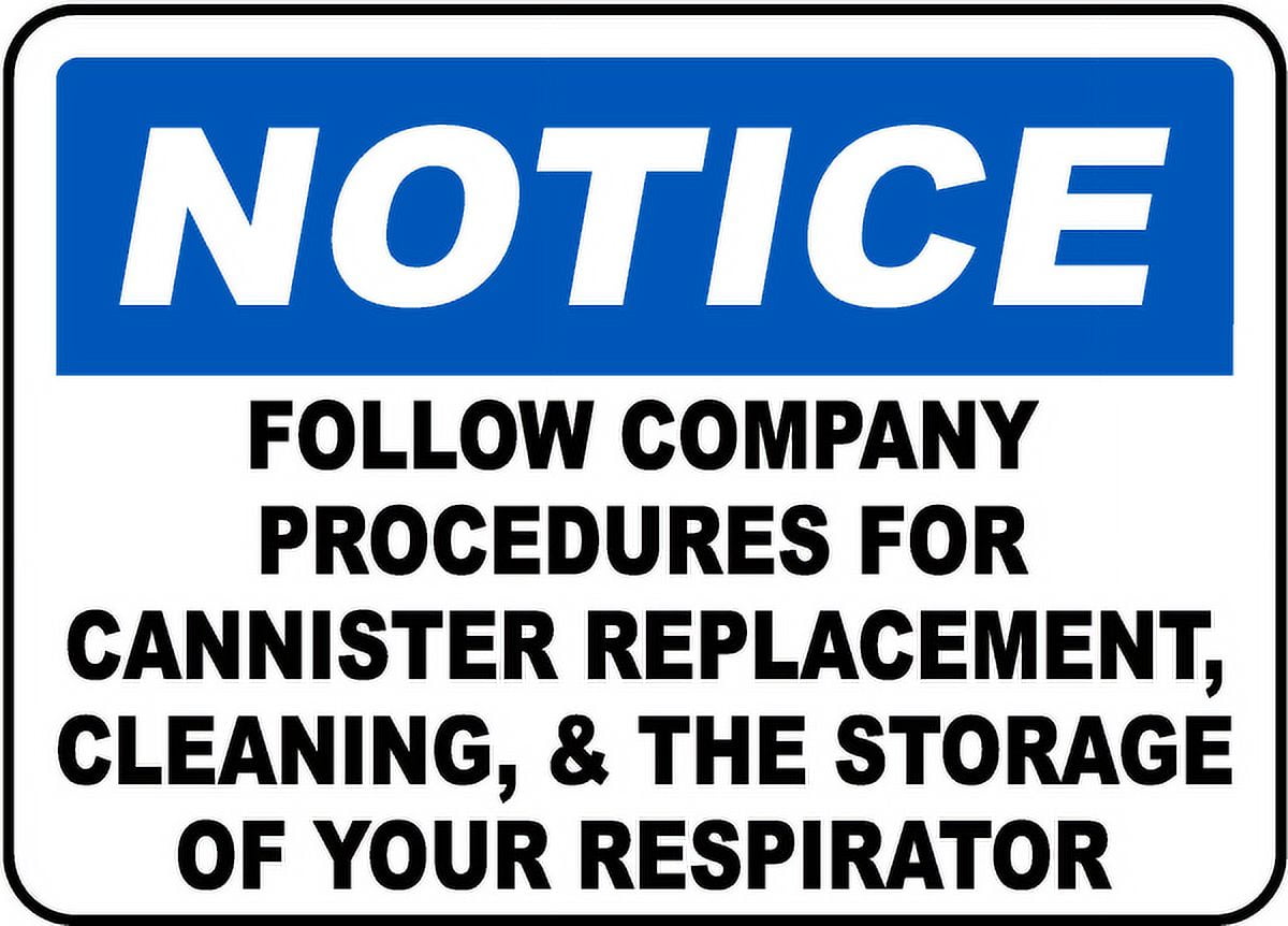Vinyl Stickers - Follow Company Procedures Sign - Safety and Warning ...