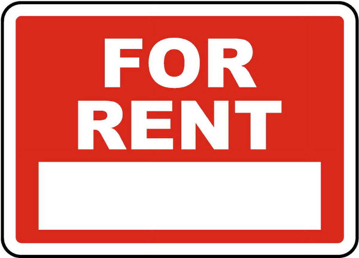 Vinyl Stickers - For Rent Sign P8 - Safety and Warning Warehouse Signs ...