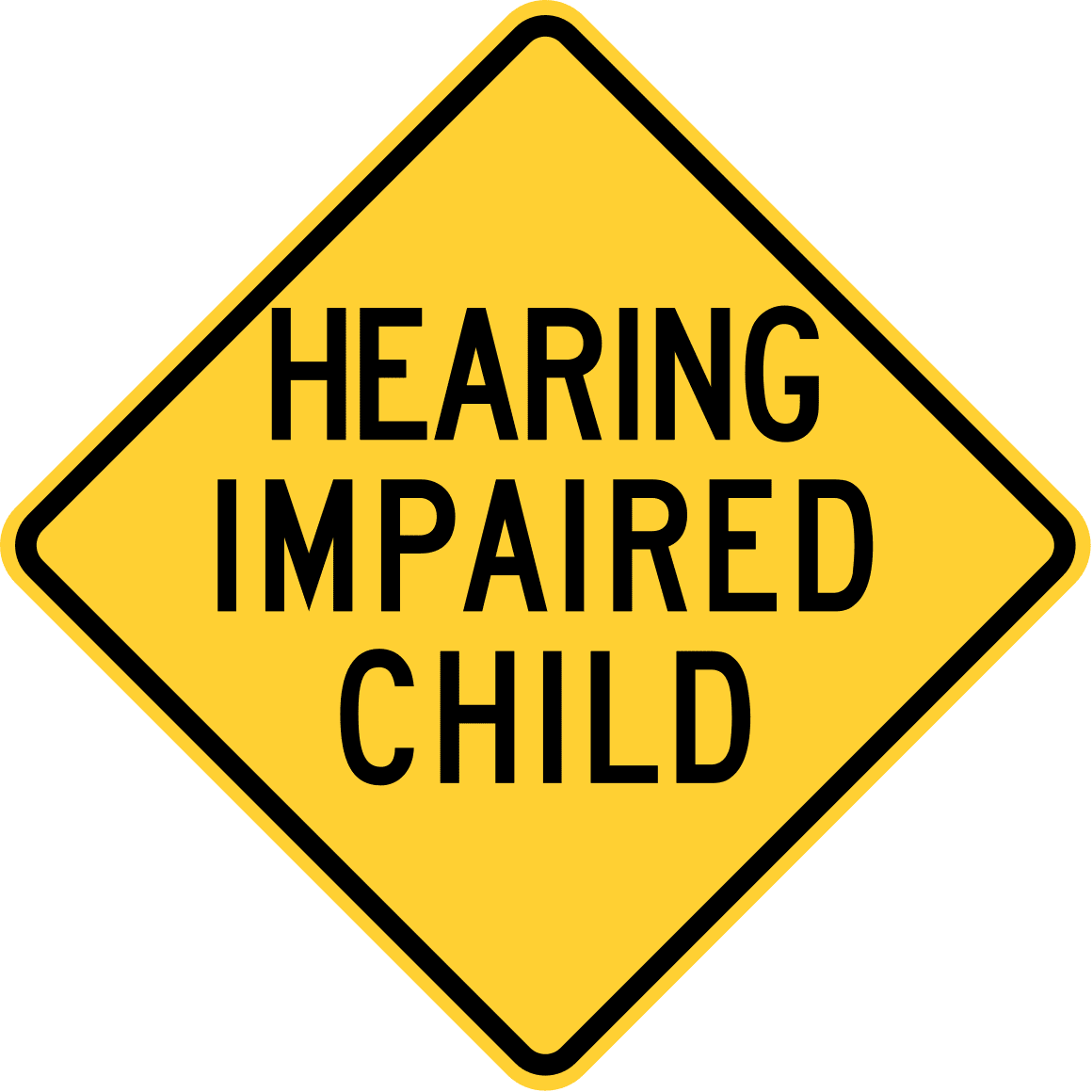 Vinyl Stickers - Hearing impaired Child, Pennsylvania - Safety and ...