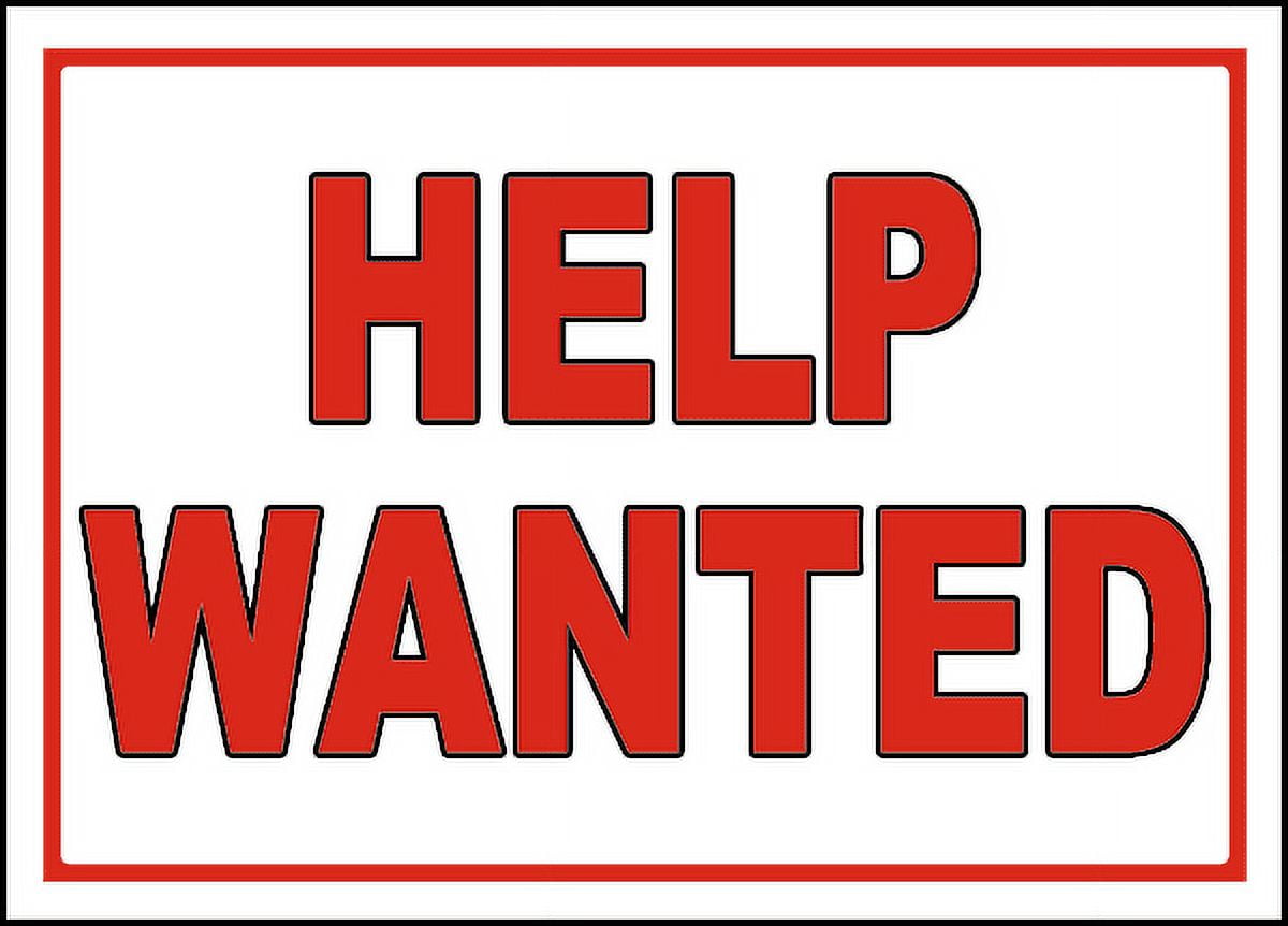Vinyl Stickers - Help Wanted Sign - Safety and Warning Warehouse Signs ...