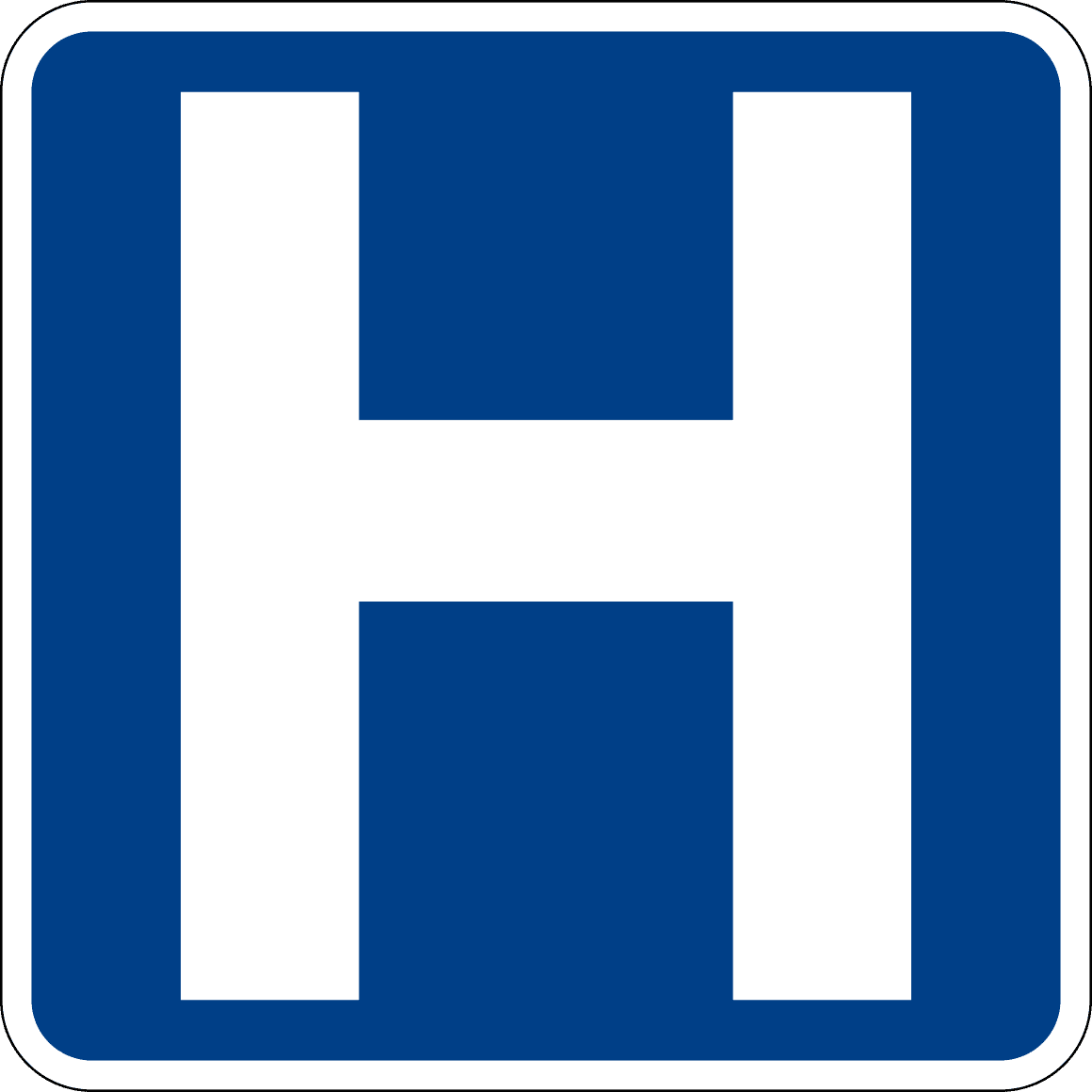 Vinyl Stickers - Hospital Sign - Safety and Warning Warehouse Signs ...