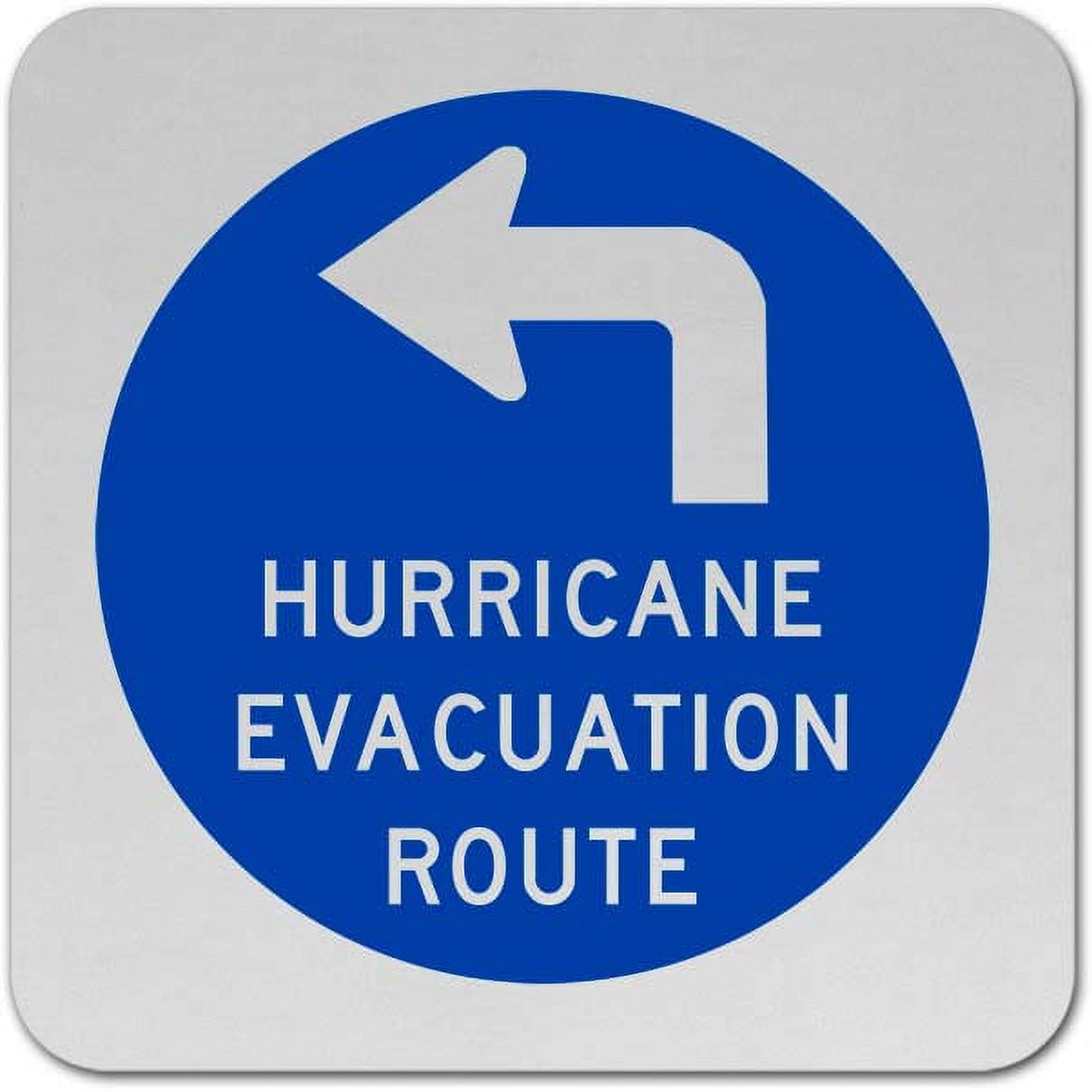 Vinyl Stickers - Hurricane Evacuation Route Sign 4 - Safety and Warning ...