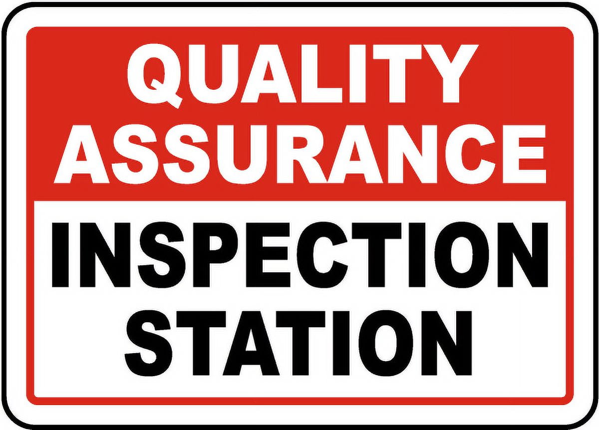 Vinyl Stickers - Inspection Station Sign - Safety and Warning Warehouse ...