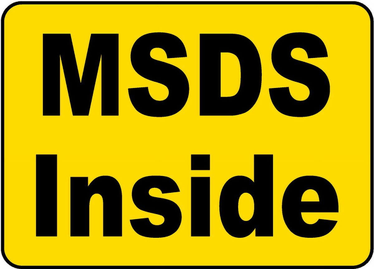 Vinyl Stickers - MSDS Inside Sign - Safety and Warning Warehouse Signs ...