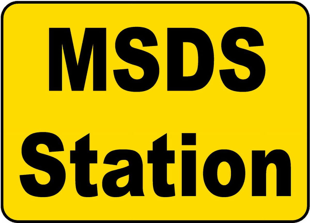 Vinyl Stickers - MSDS Station Sign 1 - Safety and Warning Warehouse ...