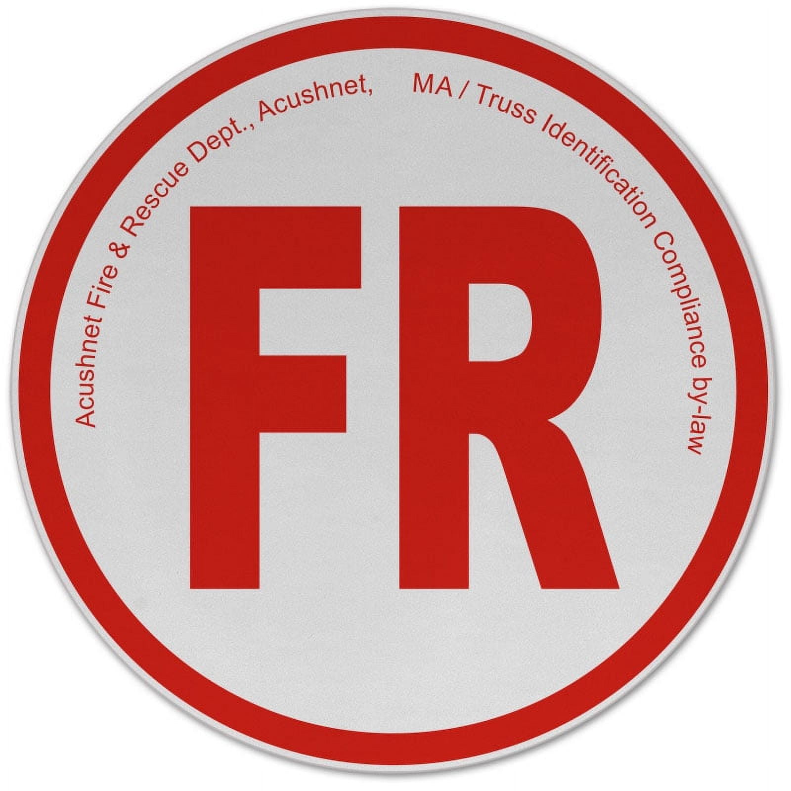 Vinyl Stickers - Massachusetts Floor/Roof Truss Sign - Safety and ...