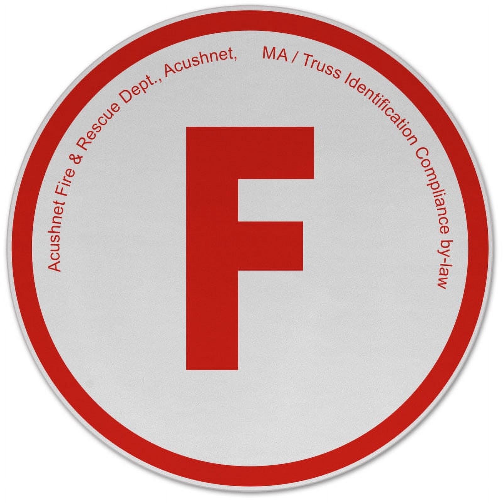 Vinyl Stickers - Massachusetts Floor Truss Sign - Safety and Warning ...