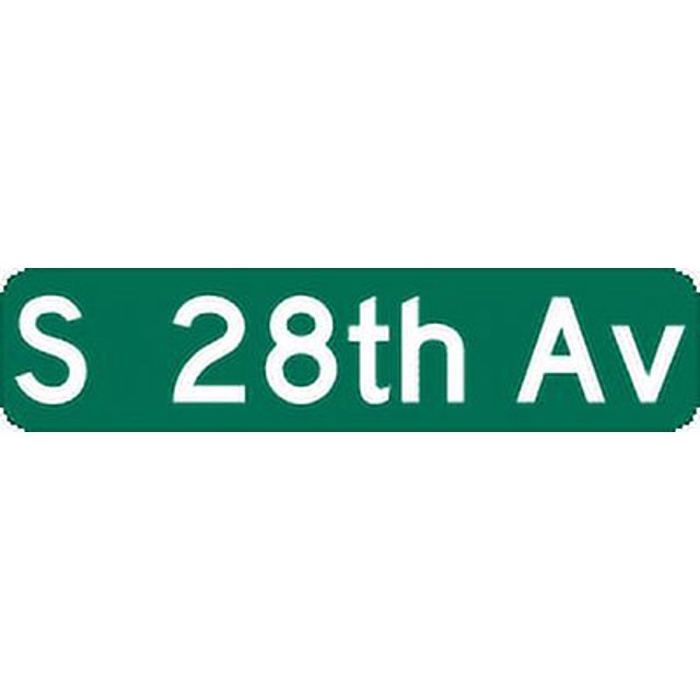 Vinyl Stickers - Minneapolis North–South Street Name Sign - Safety and ...