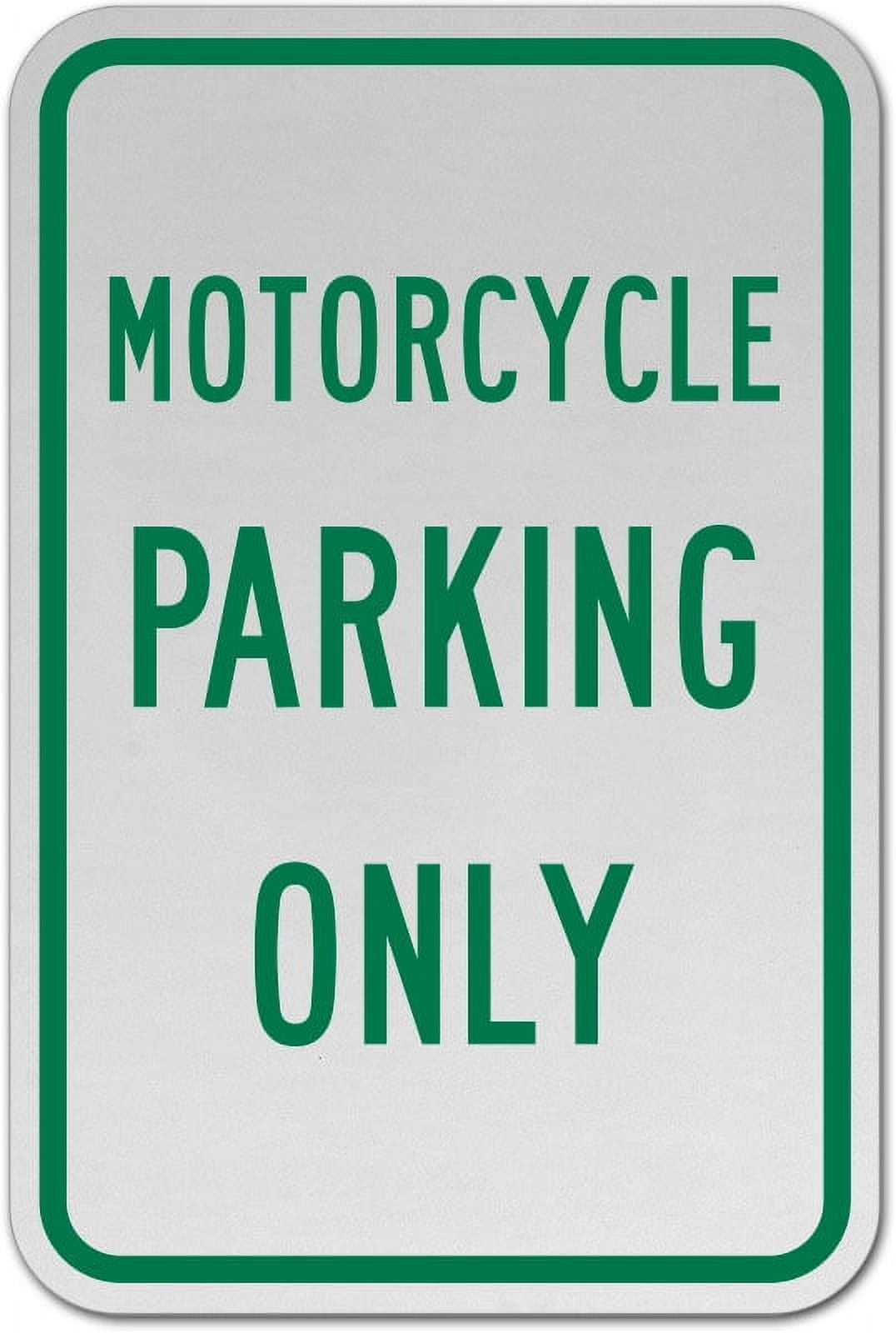 Vinyl Stickers - Motorcycle Parking Only Sign - Safety and Warning ...