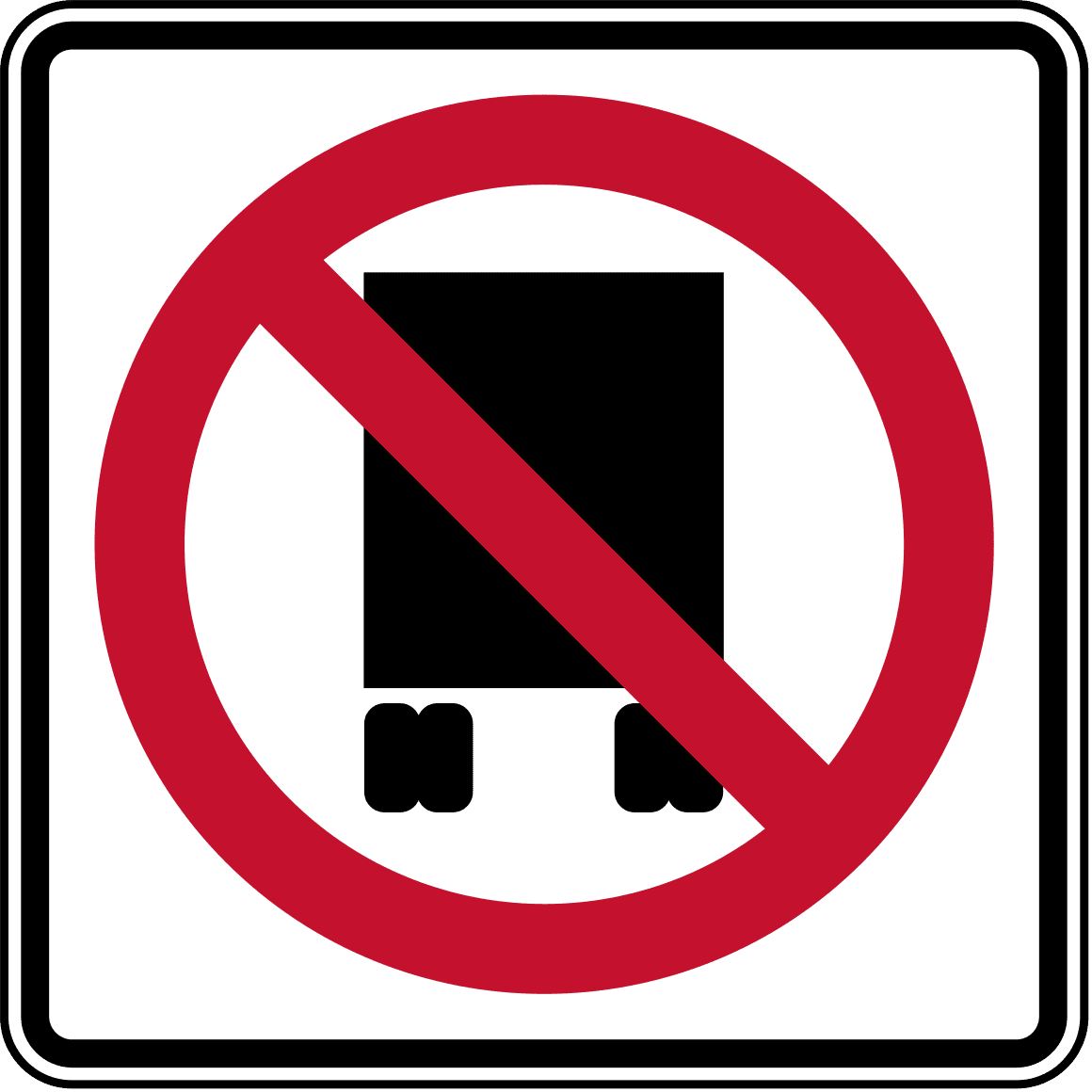 Vinyl Stickers - National Network Prohibited - Safety and Warning ...