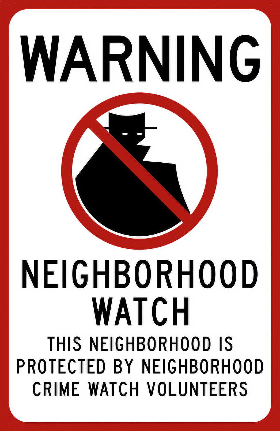 Vinyl Stickers - Neighborhood Watch Sign - Safety and Warning Warehouse ...
