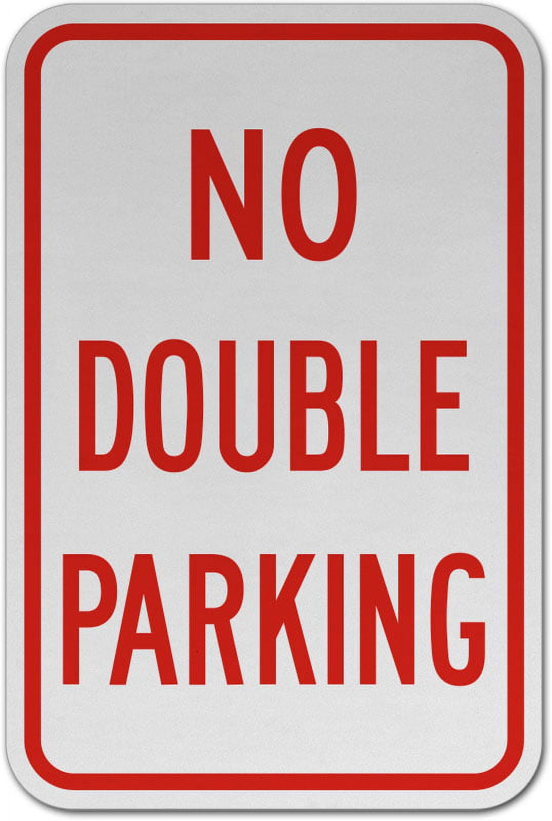 Vinyl Stickers - No Double Parking Sign H9 - Safety and Warning ...