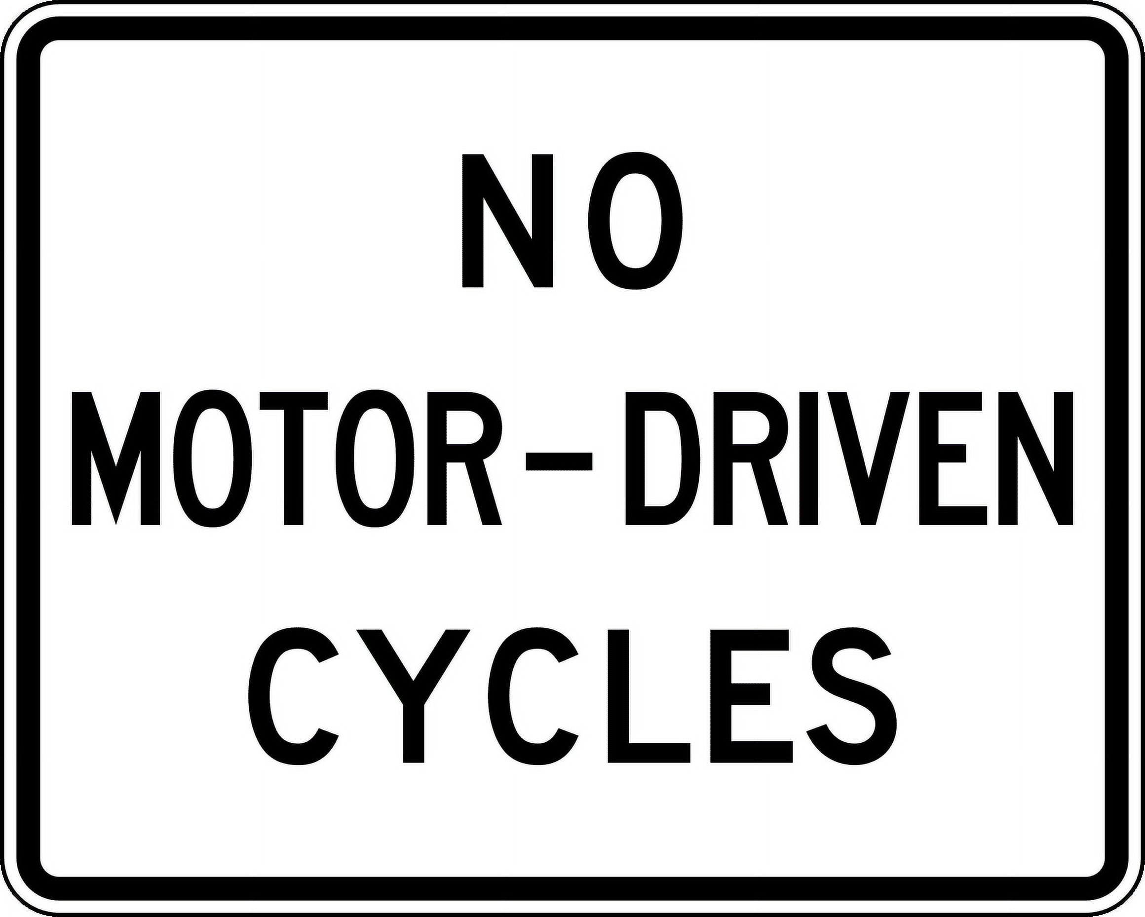 Vinyl Stickers - No Motorcycles - Safety and Warning Warehouse Signs ...