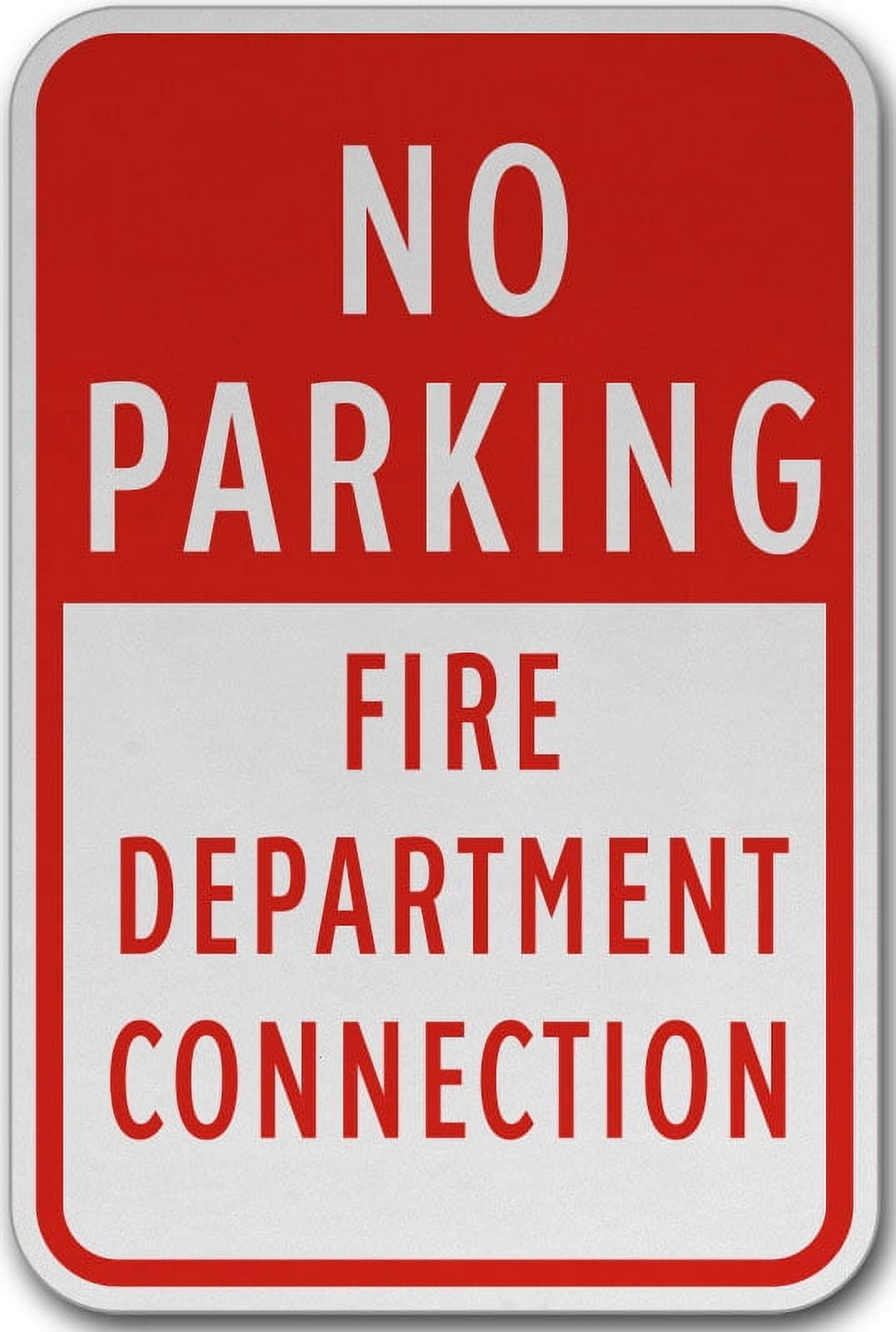 Vinyl Stickers - No Parking FDC Sign - Safety and Warning Warehouse ...