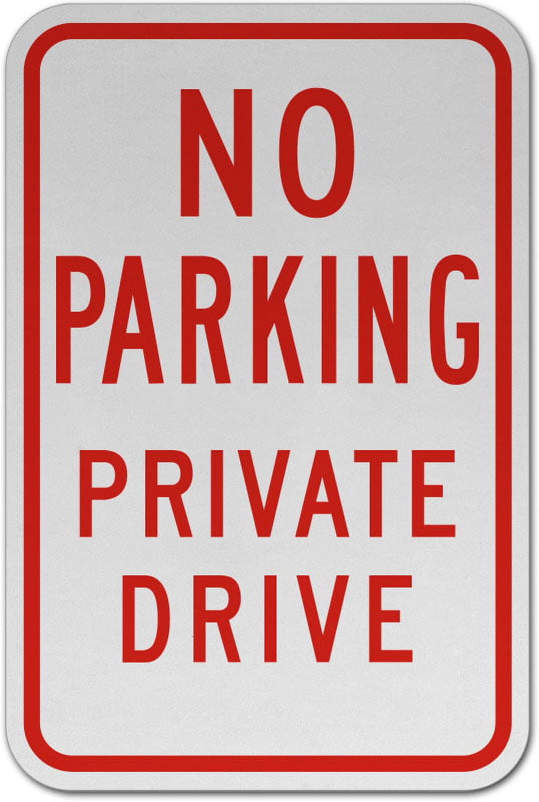 Vinyl Stickers - No Parking Private Drive Sign A8 - Safety and Warning ...