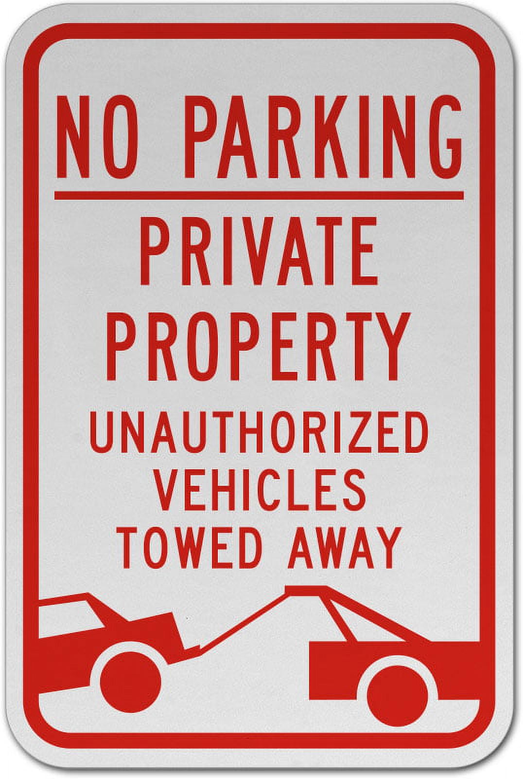 Vinyl Stickers - No Parking Private Property Sign A9 - Safety and ...