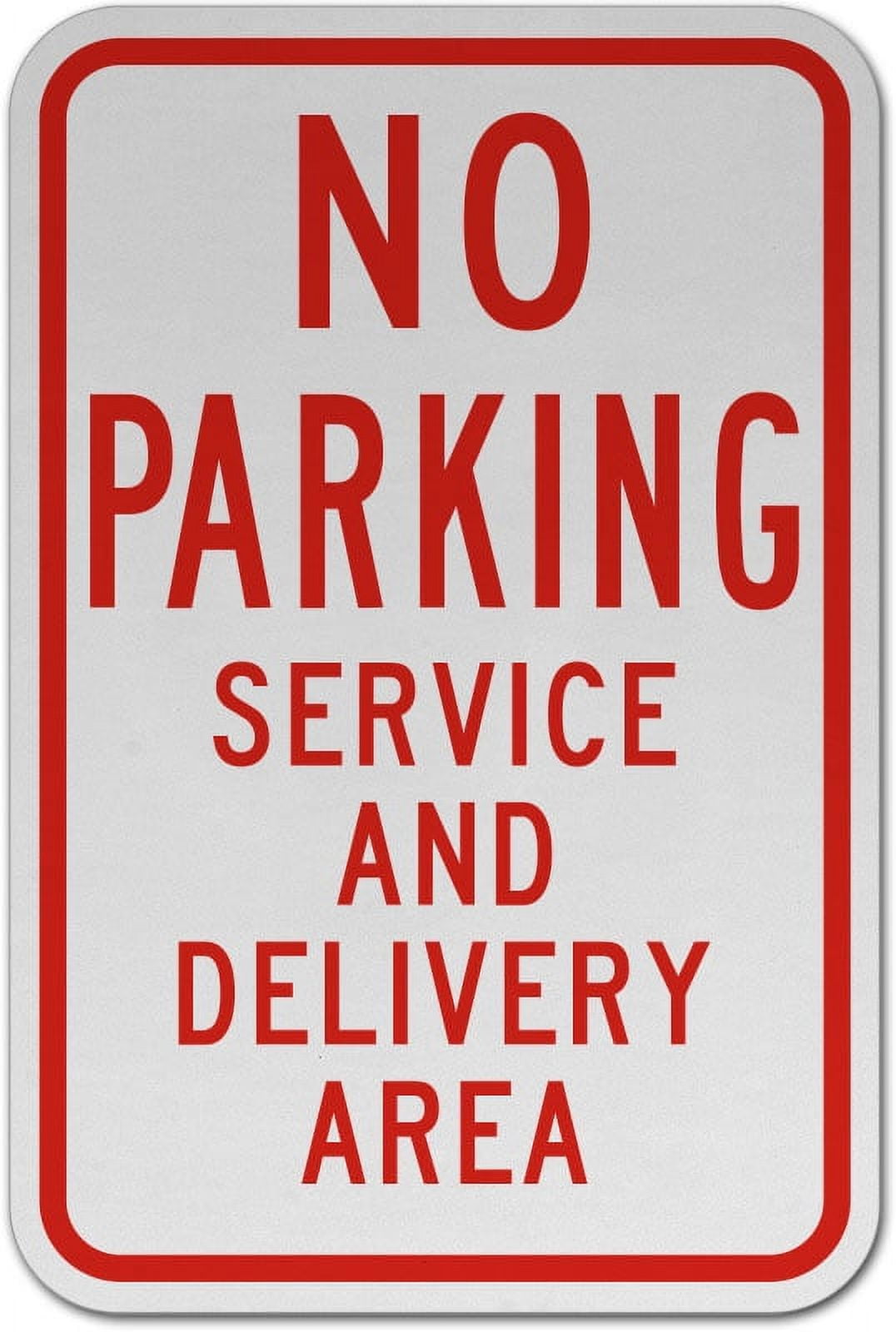 Vinyl Stickers - No Parking Service & Delivery Area Sign B7 - Safety ...