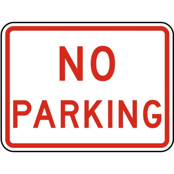 Vinyl Stickers - No Parking Sign C3 - Safety and Warning Warehouse ...
