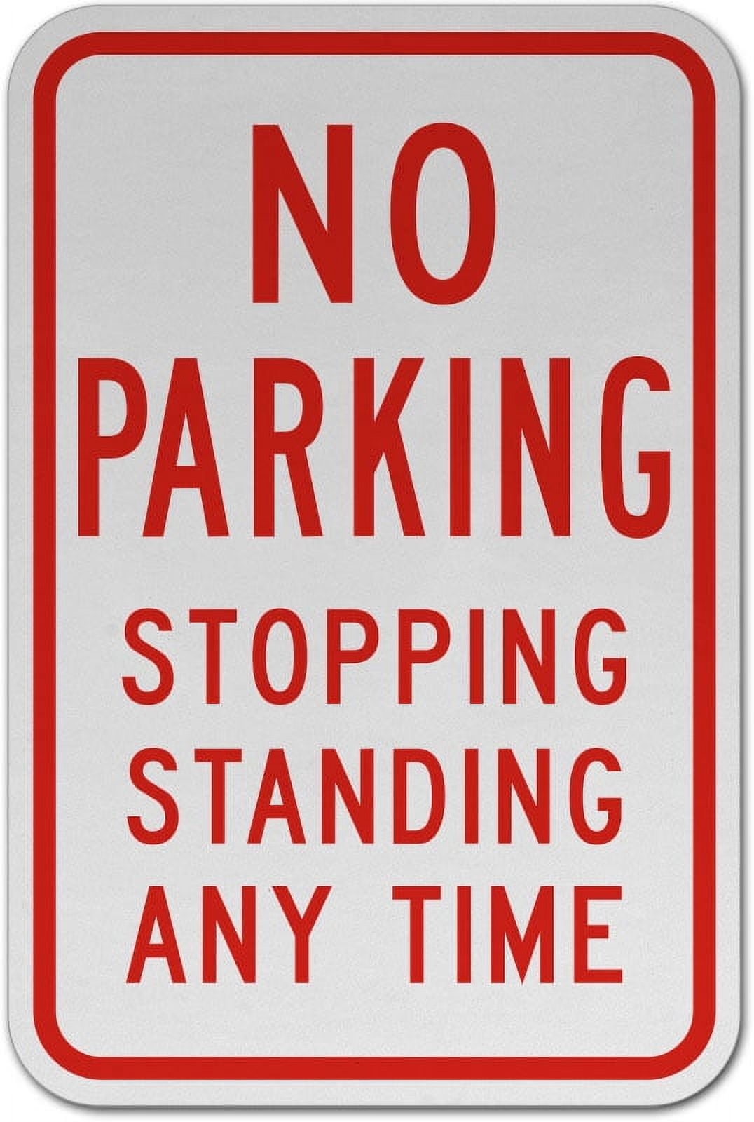 Vinyl Stickers - No Parking Stopping Standing Sign D1 - Safety and ...