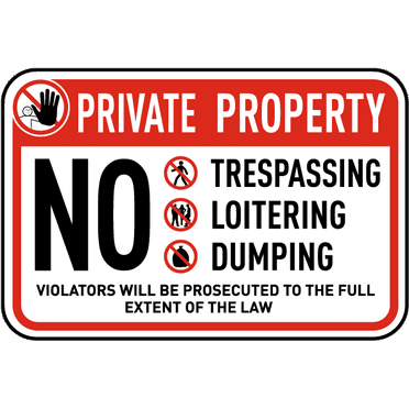 Vinyl Stickers - Dumpster Rules No Parking Sign - Safety and Warning ...