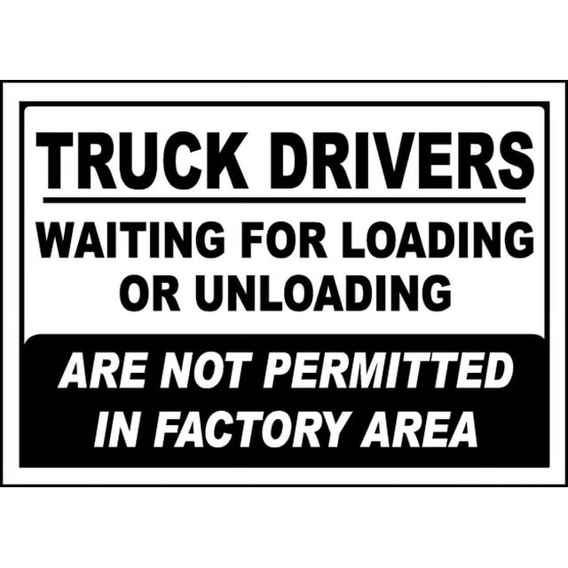 Vinyl Stickers - Not Permitted in Factory Area Sign - Safety and ...