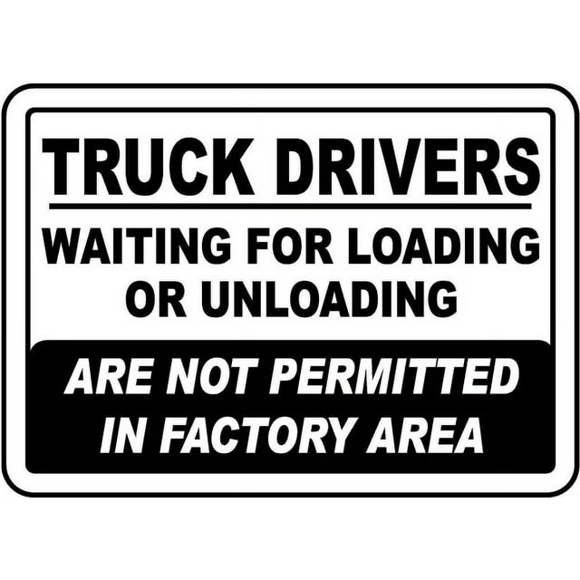Vinyl Stickers - Not Permitted in Factory Area Sign - Safety and ...