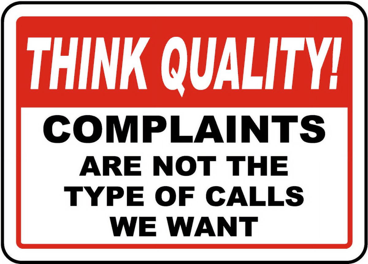 Vinyl Stickers - Not The Type of Calls We Want Sign - Safety and ...