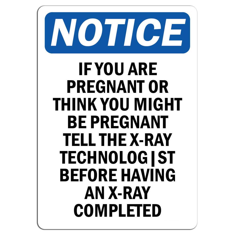 Vinyl Stickers - Notice - If You are Pregnant Or Think You Might Be ...