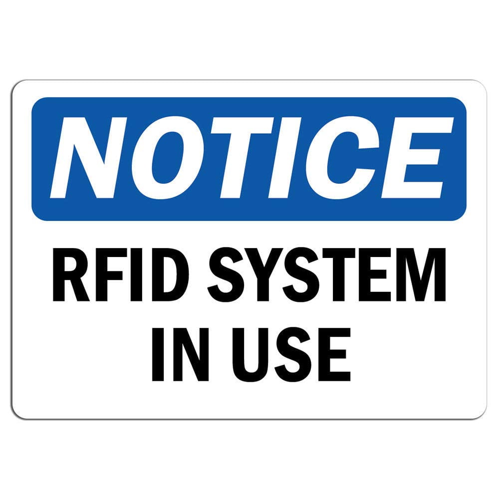 Vinyl Stickers - Notice - Rig-Up Crew Sign - Safety and Warning ...