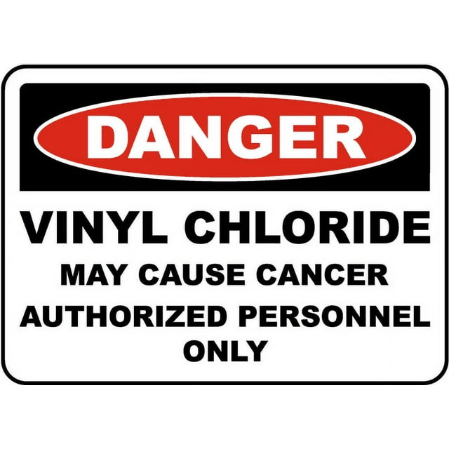 Vinyl Stickers - OSHA Vinyl Chloride May Cause Cancer Sign - Safety and ...