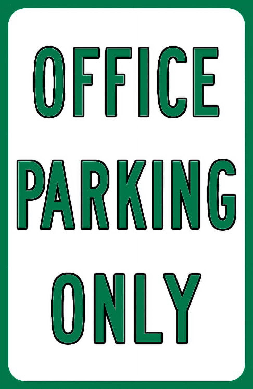 Vinyl Stickers - Office Parking Only Sign - Safety and Warning ...