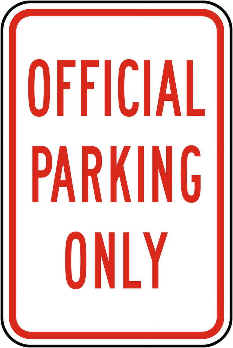 Vinyl Stickers - Official Parking Only Sign - Safety and Warning ...
