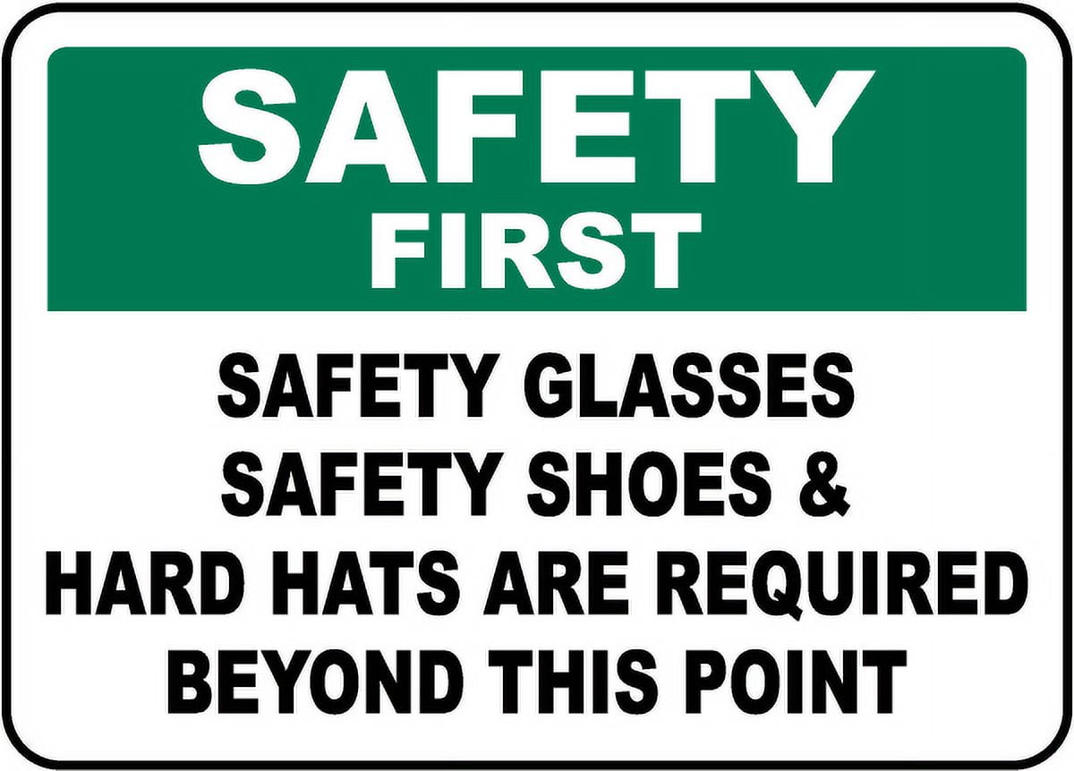 Vinyl Stickers - PPE Required Beyond This Sign V6 - Safety and Warning ...