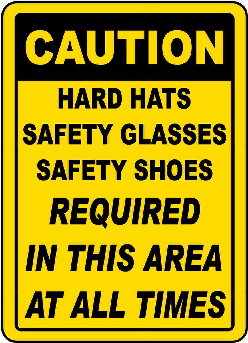 Vinyl Stickers - PPE Required in This Area Sign - Safety and Warning ...