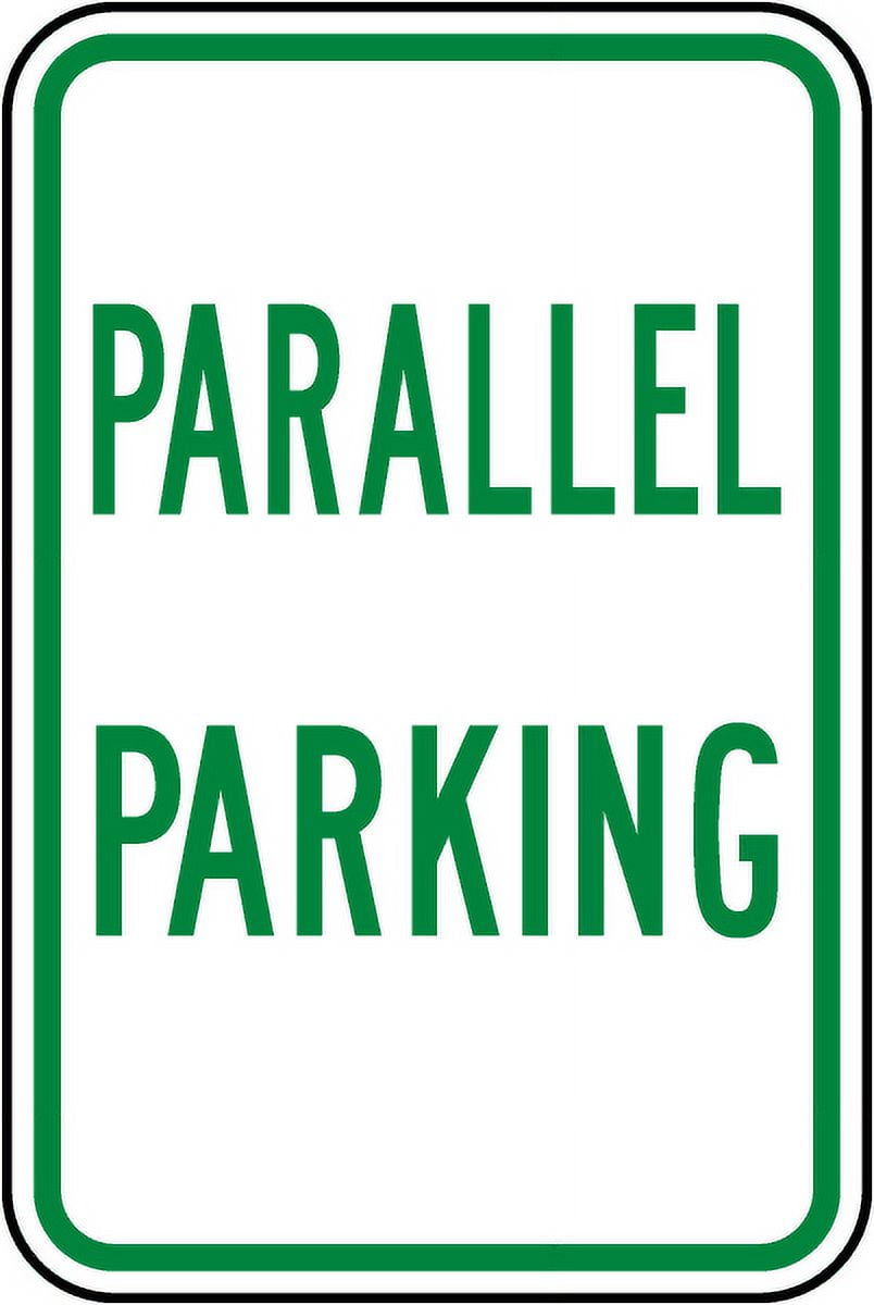 Vinyl Stickers - Parallel Parking Sign - Safety and Warning Warehouse ...