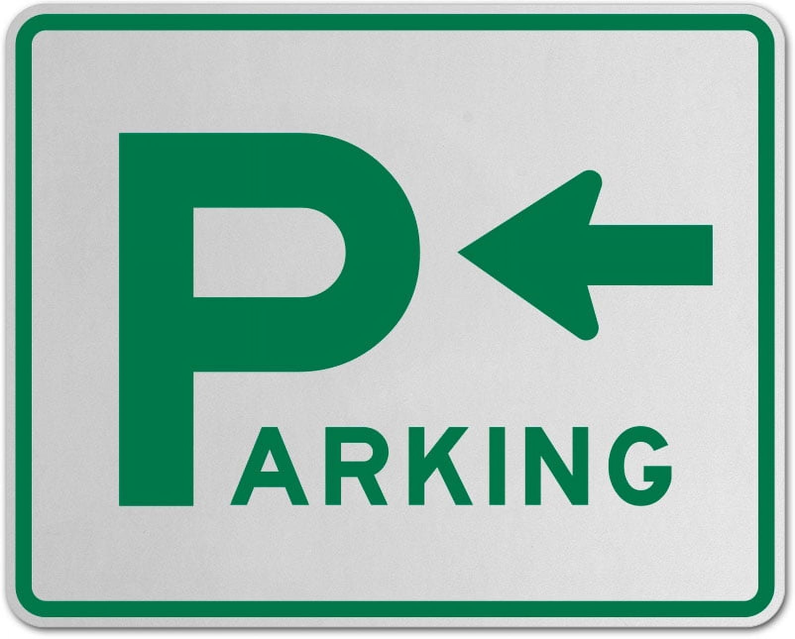 Vinyl Stickers - Parking Area Sign (Left Arrow) - Safety and Warning ...