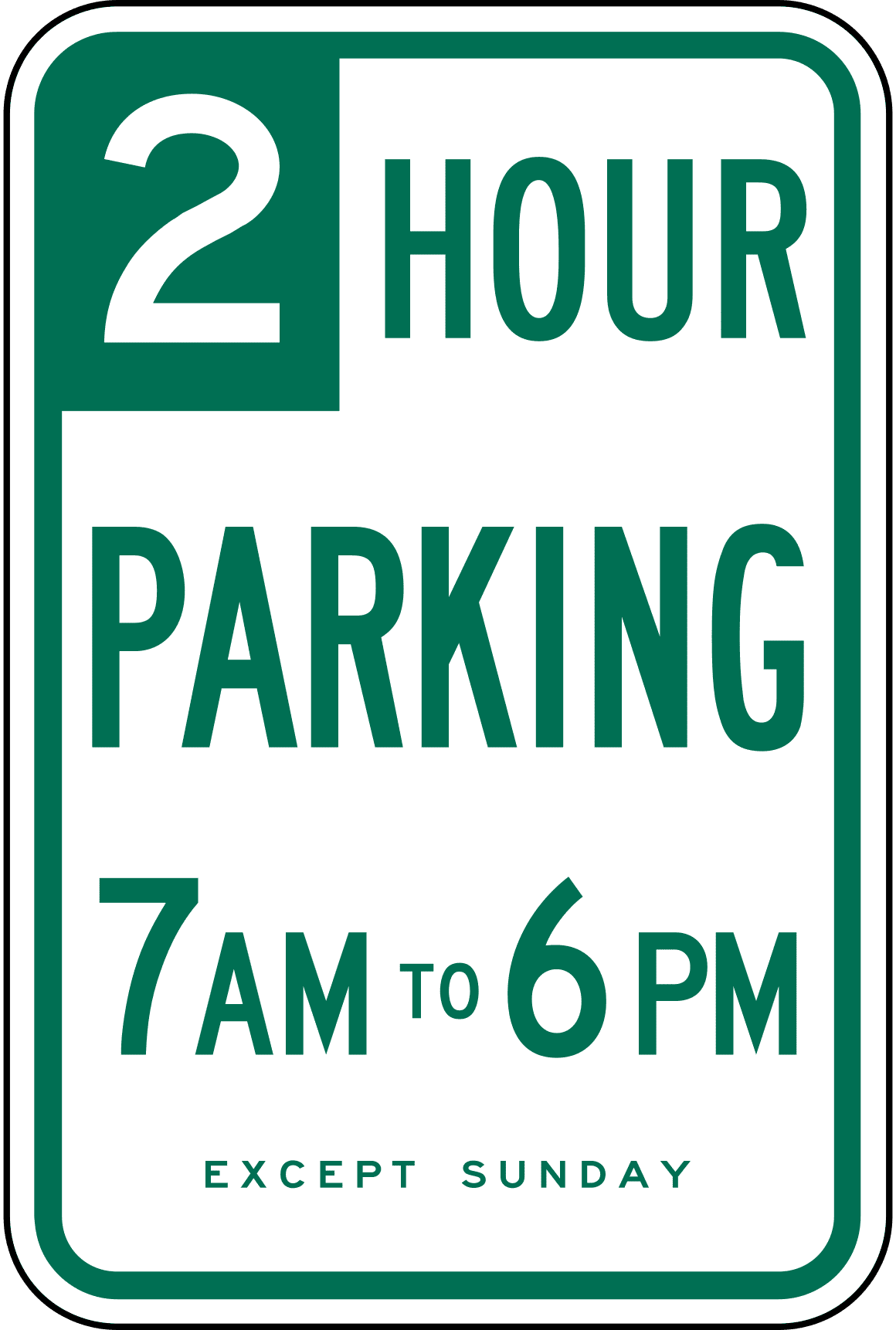 Vinyl Stickers - Parking with time restrictions, California - Safety ...