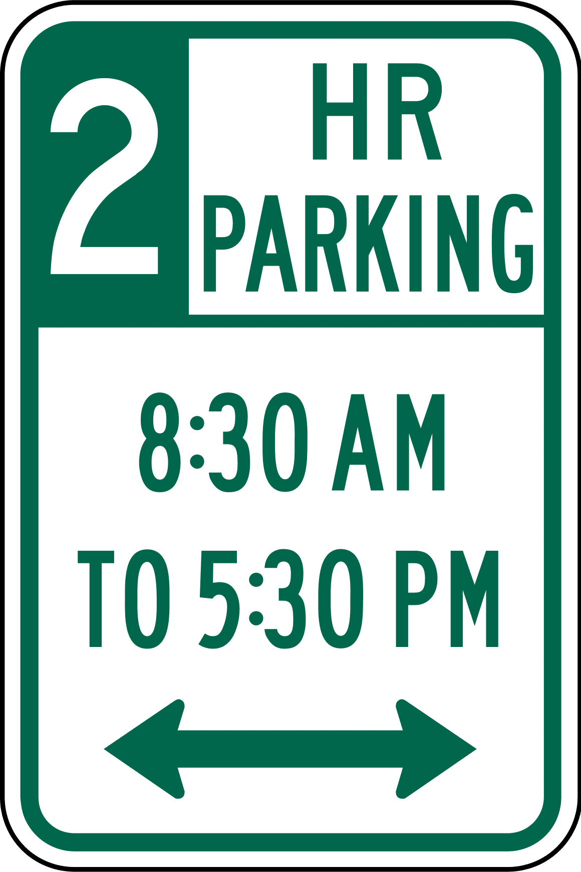 Vinyl Stickers - Parking with time restrictions - Safety and Warning ...