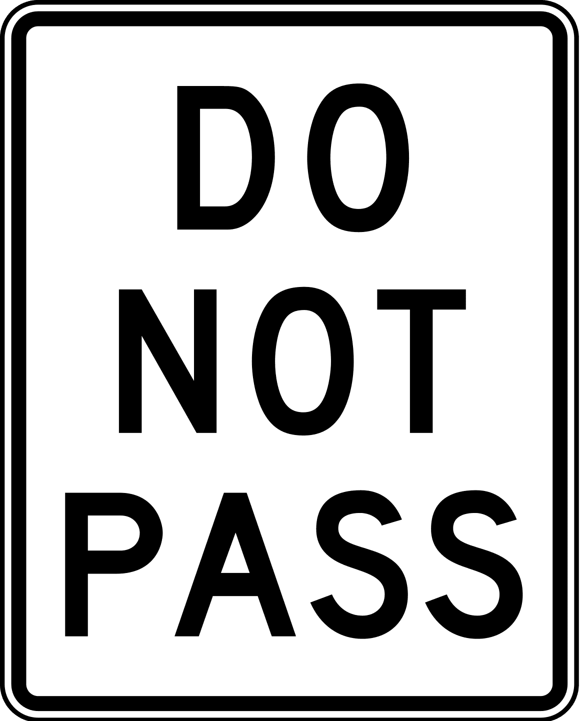 Vinyl Stickers - Passing Zone Ends - Safety and Warning Warehouse Signs ...