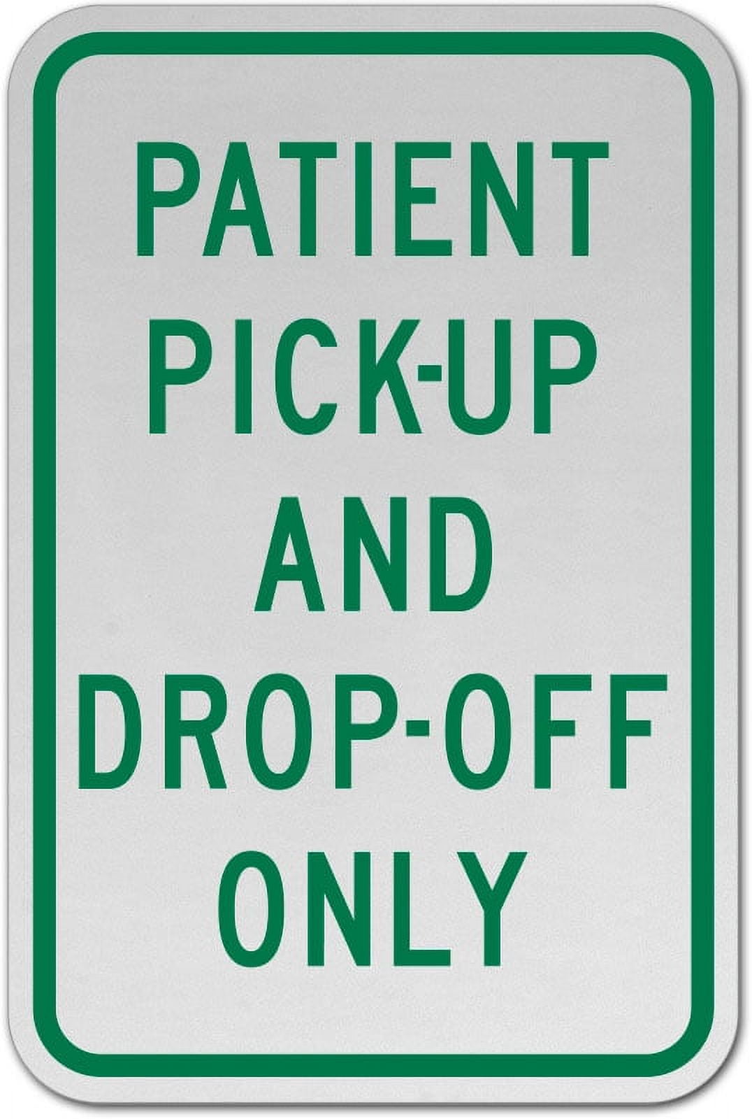 Vinyl Stickers - Patient Pick-Up and Drop-Off Only Sign - Safety and ...