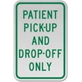 Vinyl Stickers - Patient Pick-Up and Drop-Off Only Sign - Safety and ...