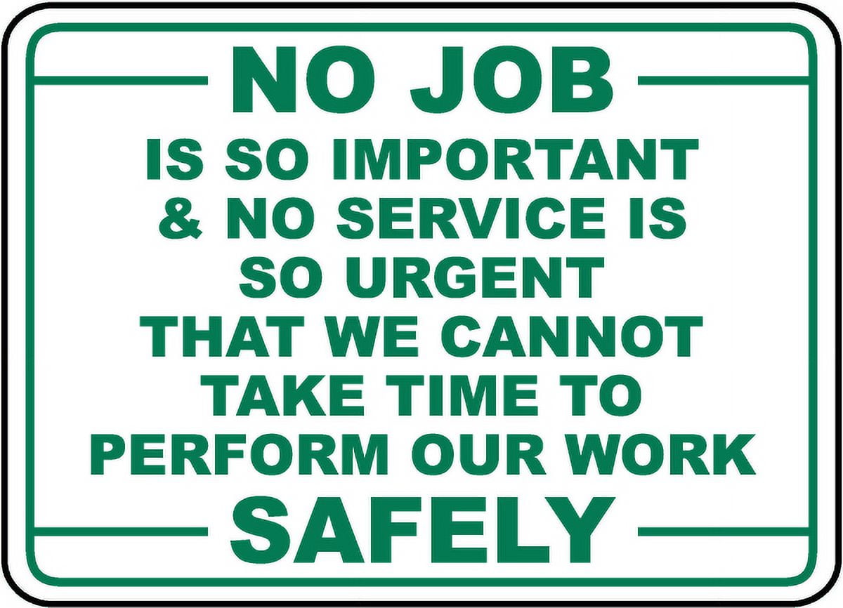 Vinyl Stickers - Perform Our Work Safely Sign - Safety and Warning ...