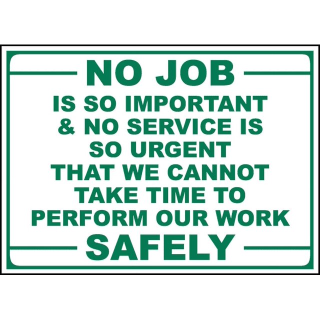 Vinyl Stickers - Perform Our Work Safely Sign - Safety and Warning ...